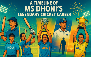 MS Dhoni: A Timeline of his Legendary Cricket Career - Digital Dopamine