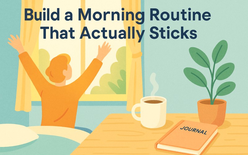 How to Build a Morning Routine That Actually Sticks - Digital Dopamine